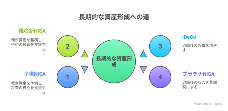 【2025年最新】子供NISAとは？教育資金を非課税で準備｜ジュニアNISA・新NISAとの違いを比較｜サイドFIREを目指すとん家の生活